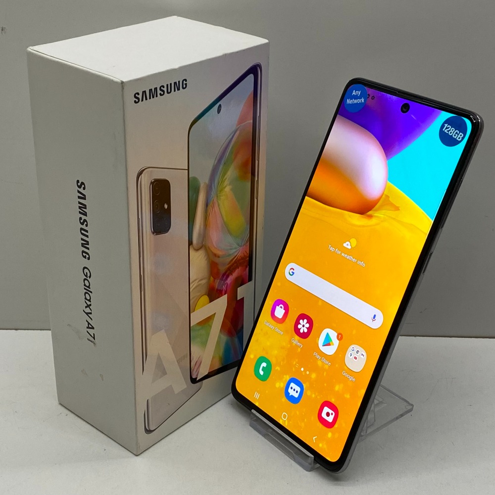 Pre-owned Samsung Galaxy A71 Unlocked Model SM-A715F/DS 128GB Silver ...